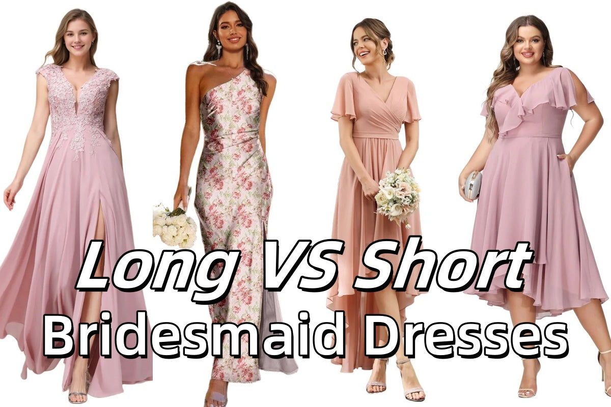 Long vs. Short Bridesmaid Dresses: Which Is Right for Your Wedding ...
