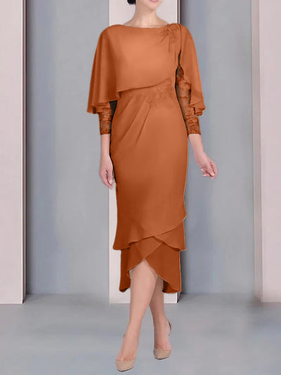 Tea-Length Mother of the Bride Dresses - Mondressy