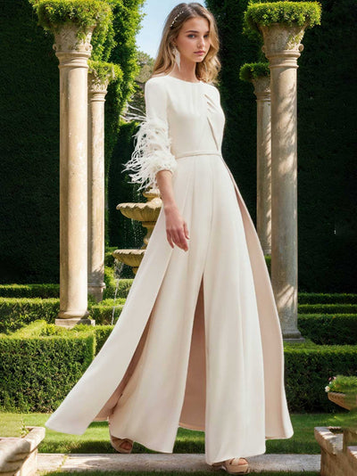 Stretch Satin Mother of the Bride Dresses | Elegant Comfort Fit Gowns ...