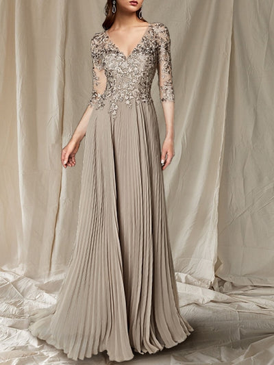 Floor-Length Mother of the Bride Dresses - 3 - Mondressy