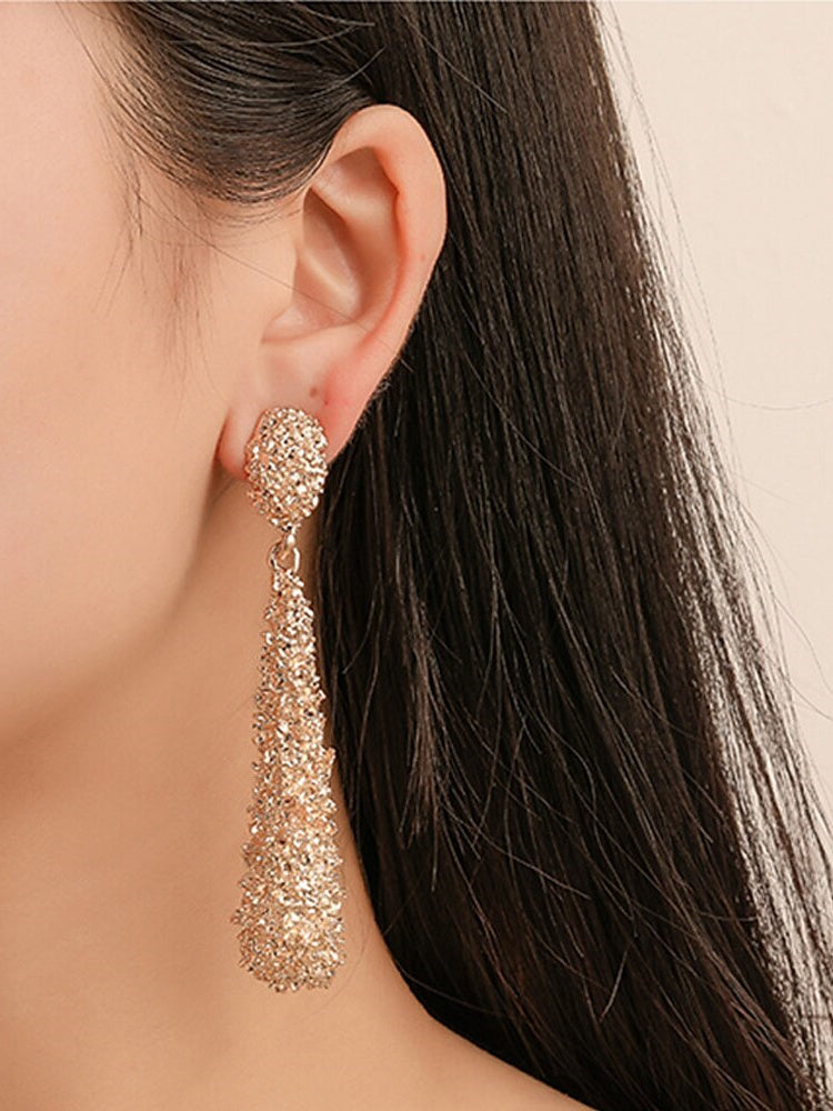 Pear Cut Drop Earrings For Women's Wedding Work Daily Party - Mondressy